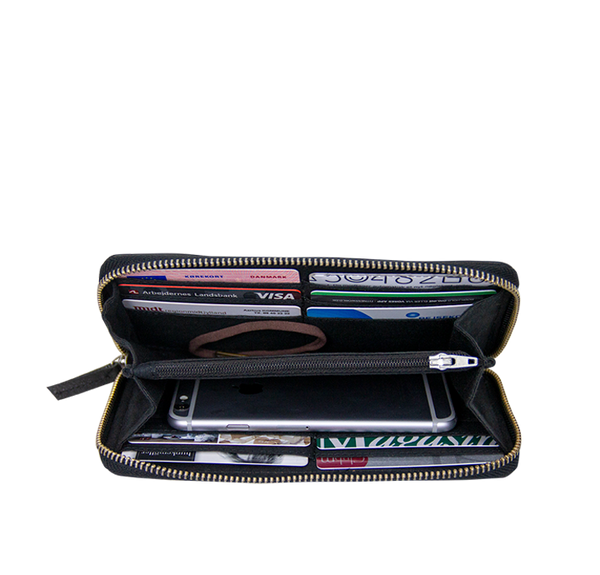 Klassisk og smart pung, sort læder -395kr. – BIRKMOND